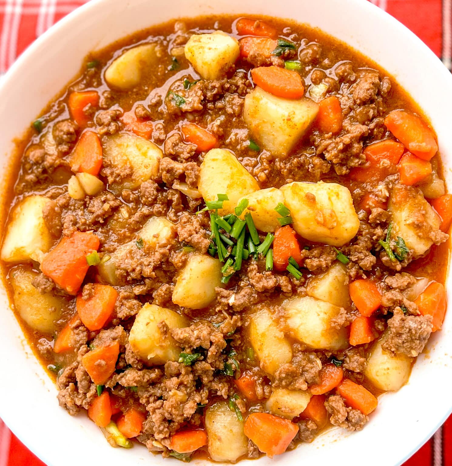Easy Ground Beef Stew Recipe - Tasty Recollections