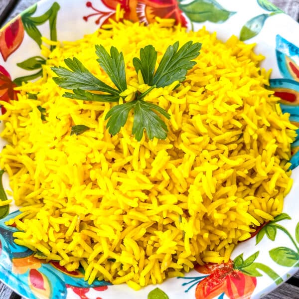 Mediterranean Yellow Rice - Tasty Recollections
