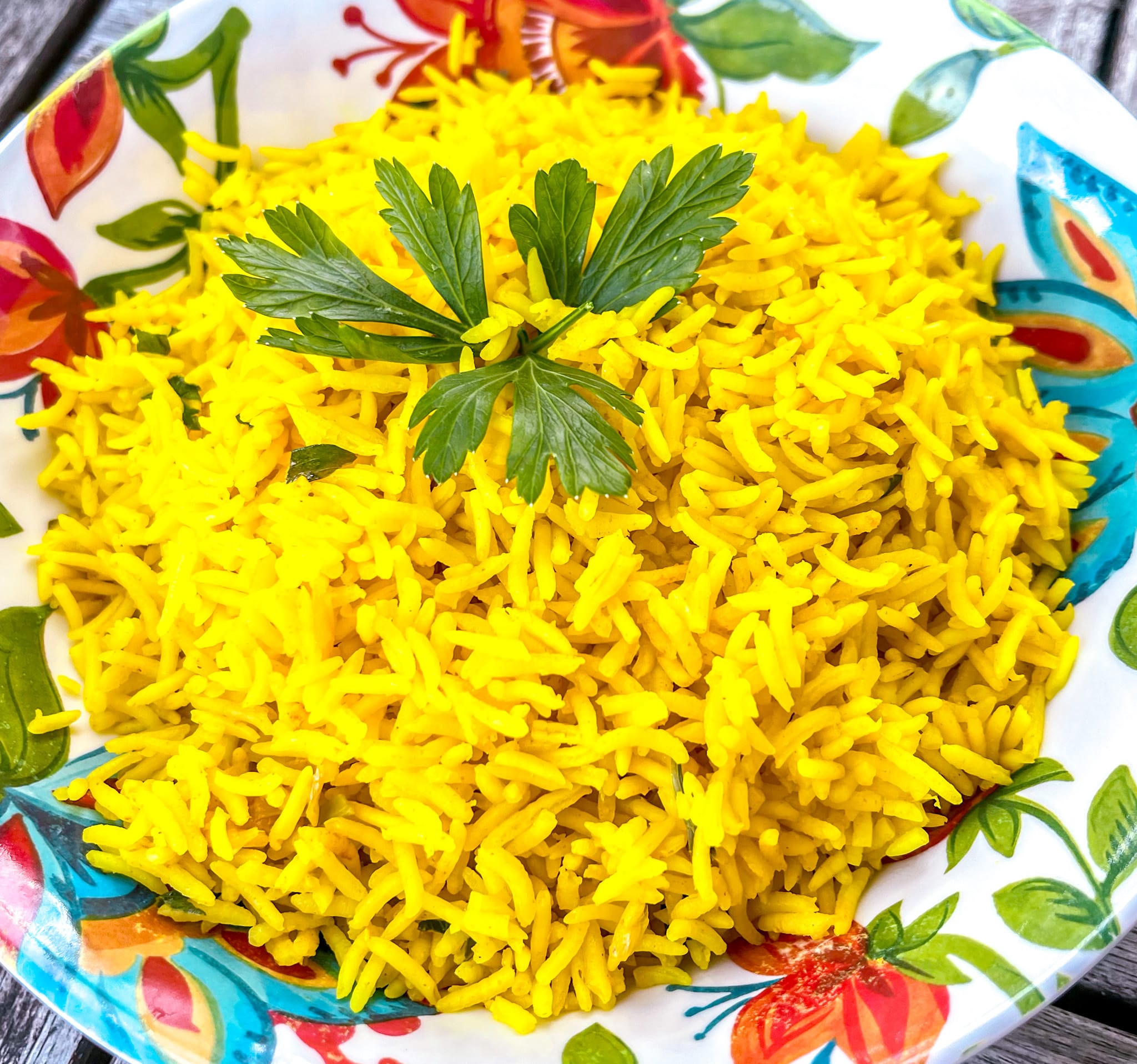 Mediterranean Yellow Rice - Tasty Recollections