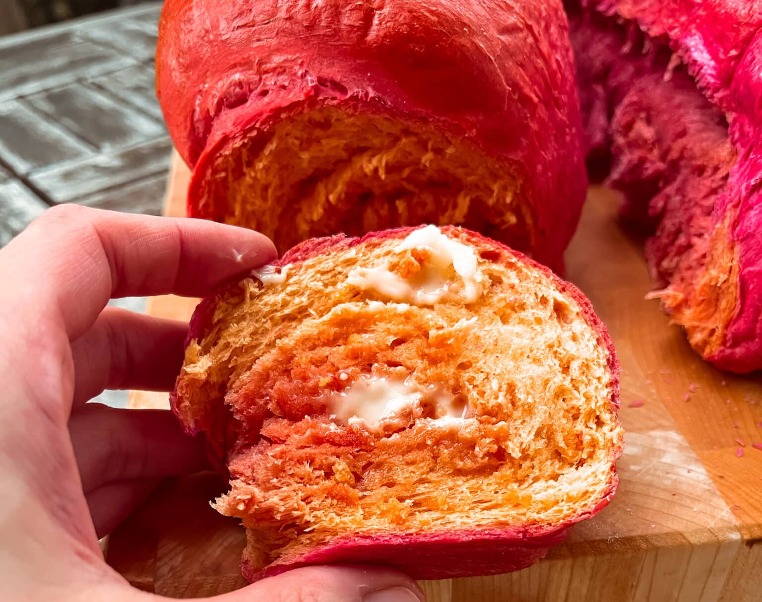 Fluffy Beet Bread - Tasty Recollections