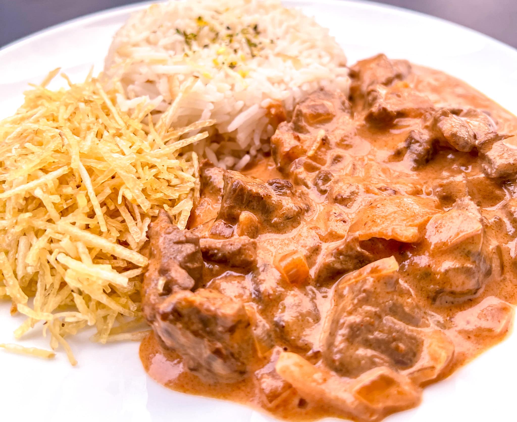 Brazilian Beef Stroganoff - Tasty Recollections