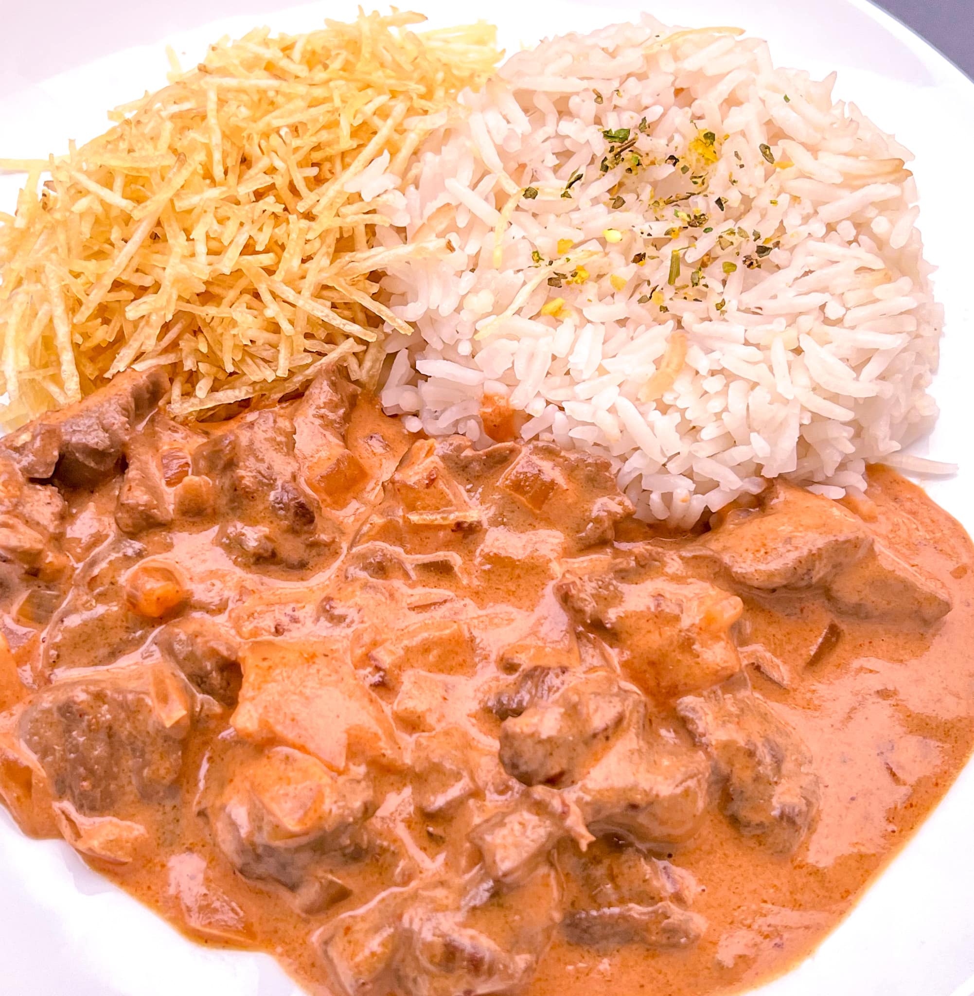 Brazilian Beef Stroganoff - Tasty Recollections