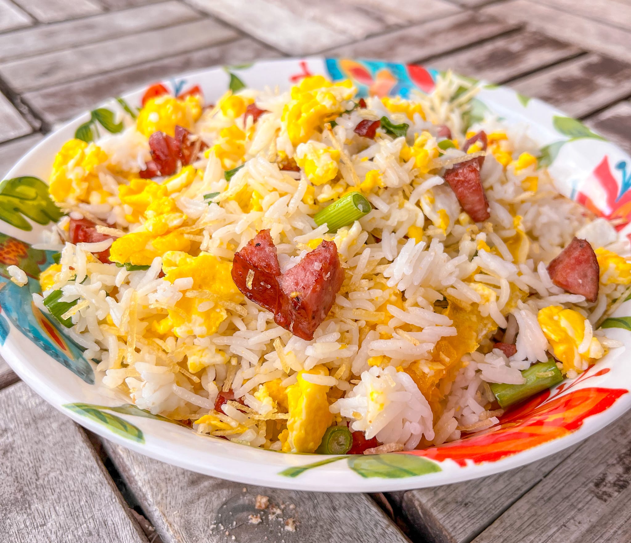 Brazilian Fried Rice (Biro-Biro) - Tasty Recollections