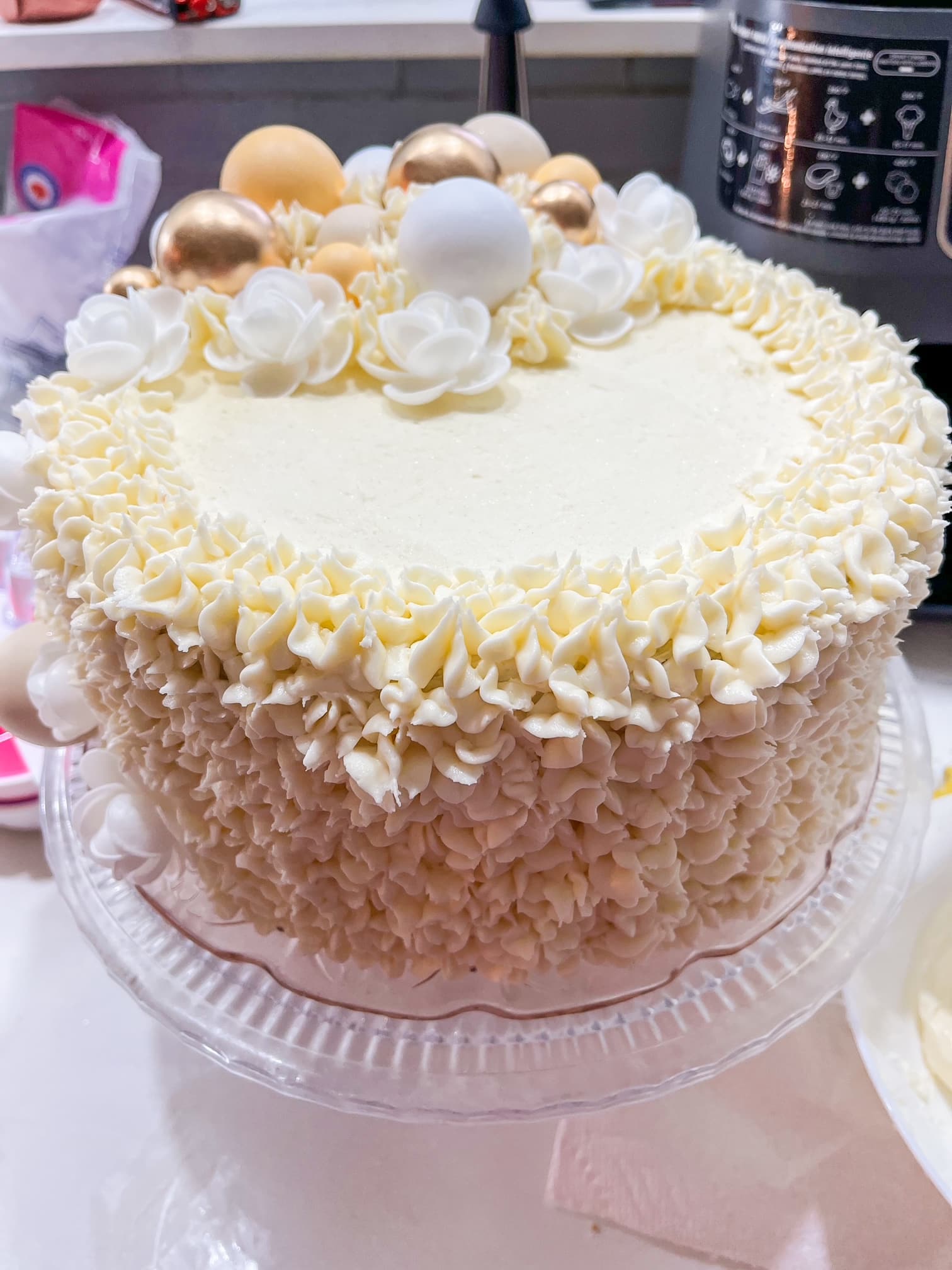 Easy Homemade Baptism Cake - Tasty Recollections